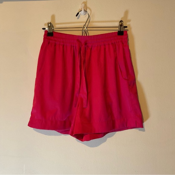 The Drop | Shorts | The Drop Hot Pink Silk Shorts | Poshmark